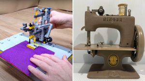 This Singer Sewing Machine is Made Entirely From Legos