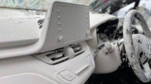 Car’s Interior Ruined After Paint Buckets Explode